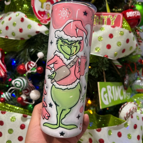 Dining | Grinch Christmas Tumbler Grinch Cup Cute Christmas Cup The ...